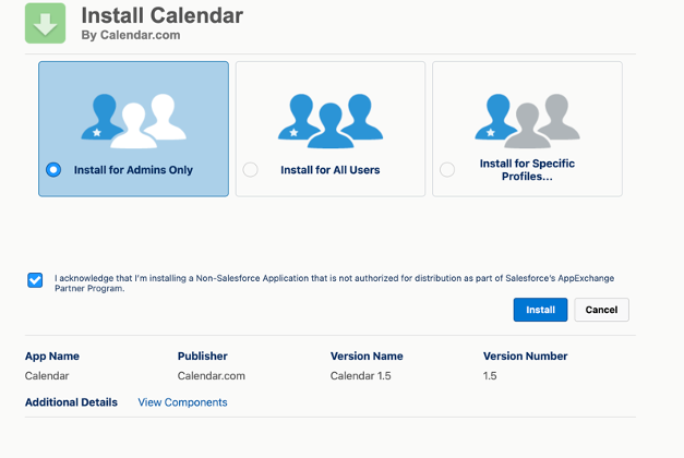 Salesforce Integration – Calendar