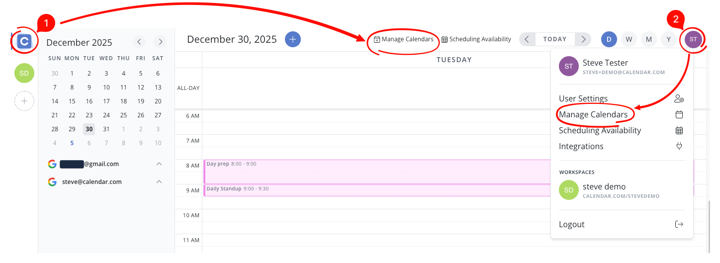 How to Add & Delete Calendars – Calendar