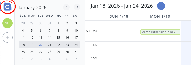 Create A Calendar Event – Calendar