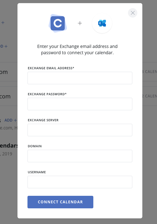 Connect Microsoft Exchange Calendar – Calendar