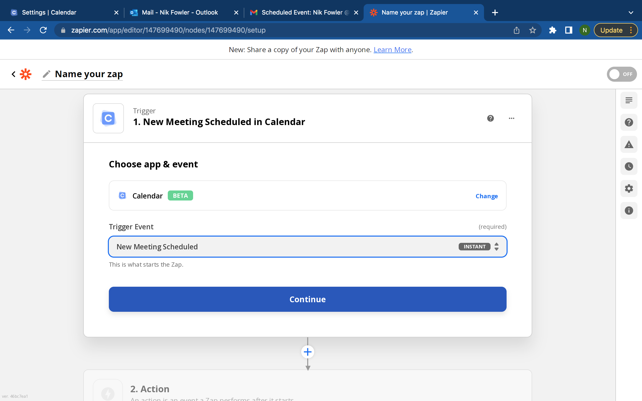 Zapier – Calendar